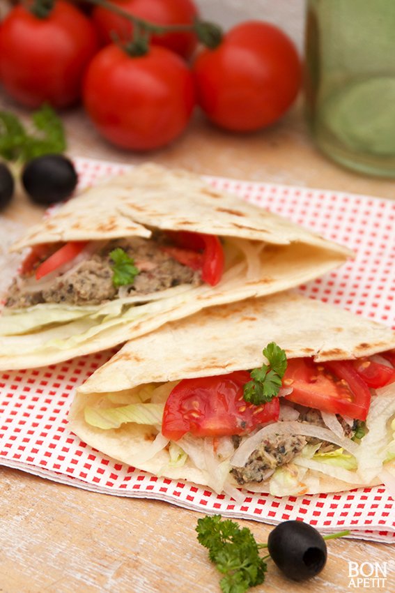 Italiaanse Piadina met tonijntapenade! - Bonapetit