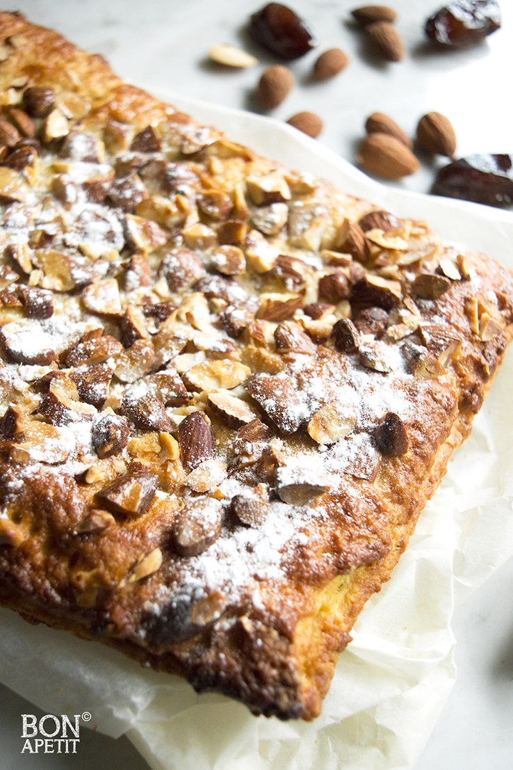 Ambachtelijke amandelkoek met dadels! - Bonapetit