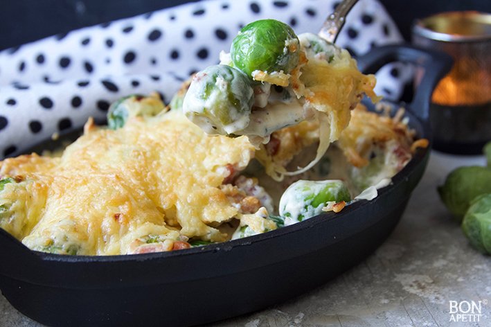 Spruitjes-gratin, echt super lekker! - Bonapetit