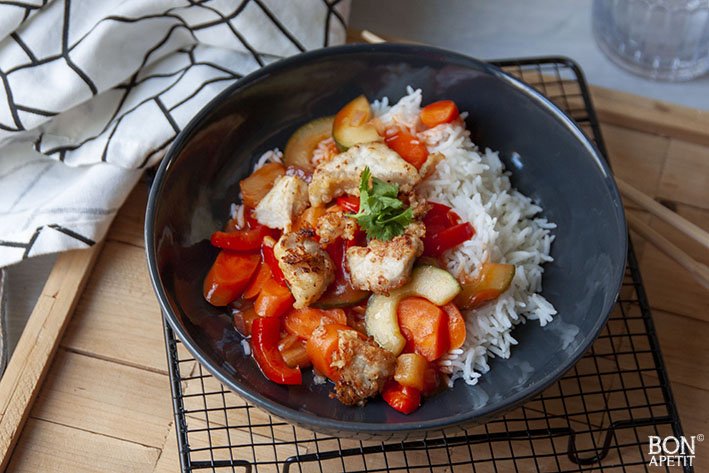 Verrukkelijk varkensvlees met zoetzure saus - Bonapetit