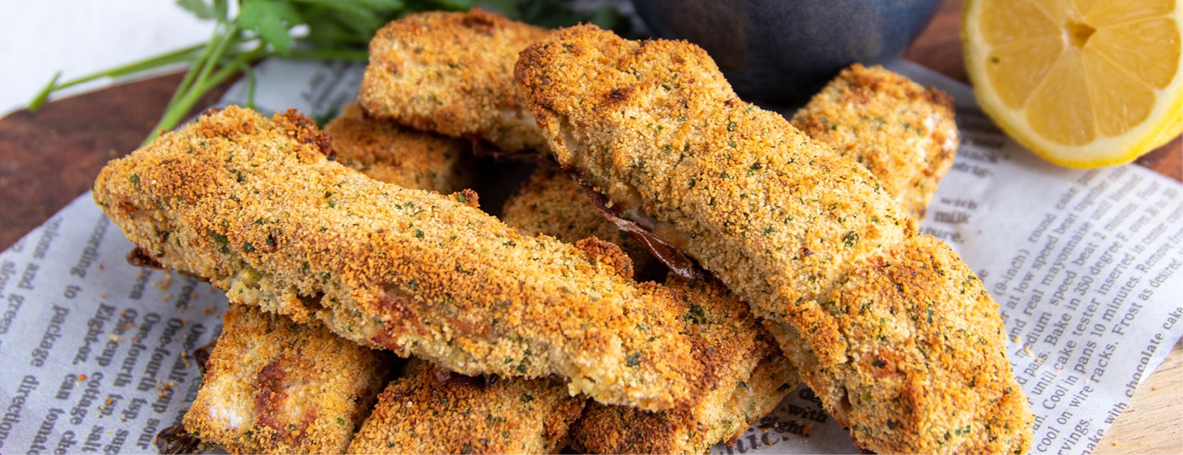 Homemade Vissticks uit de Airfryer met Tartaarsaus - Bonapetit