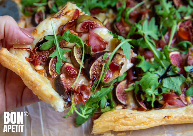 Pure verwennerij: hartige taart met verse vijgen - Bonapetit